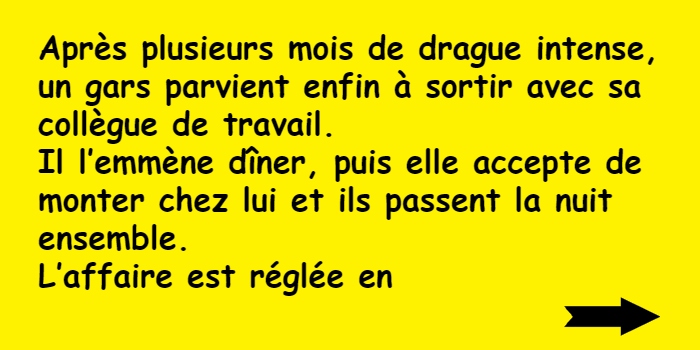 Blague : Après plusieurs mois... Blague : Après plusieurs mois...